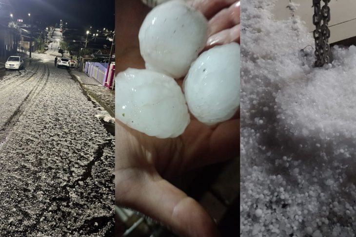 Temporal com granizo “gigante” causa destruição em cidades de SC ...