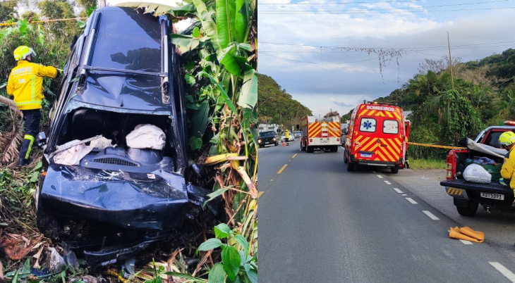 Motorista fica em estado grave após carro cair em ribanceira - Guararema News