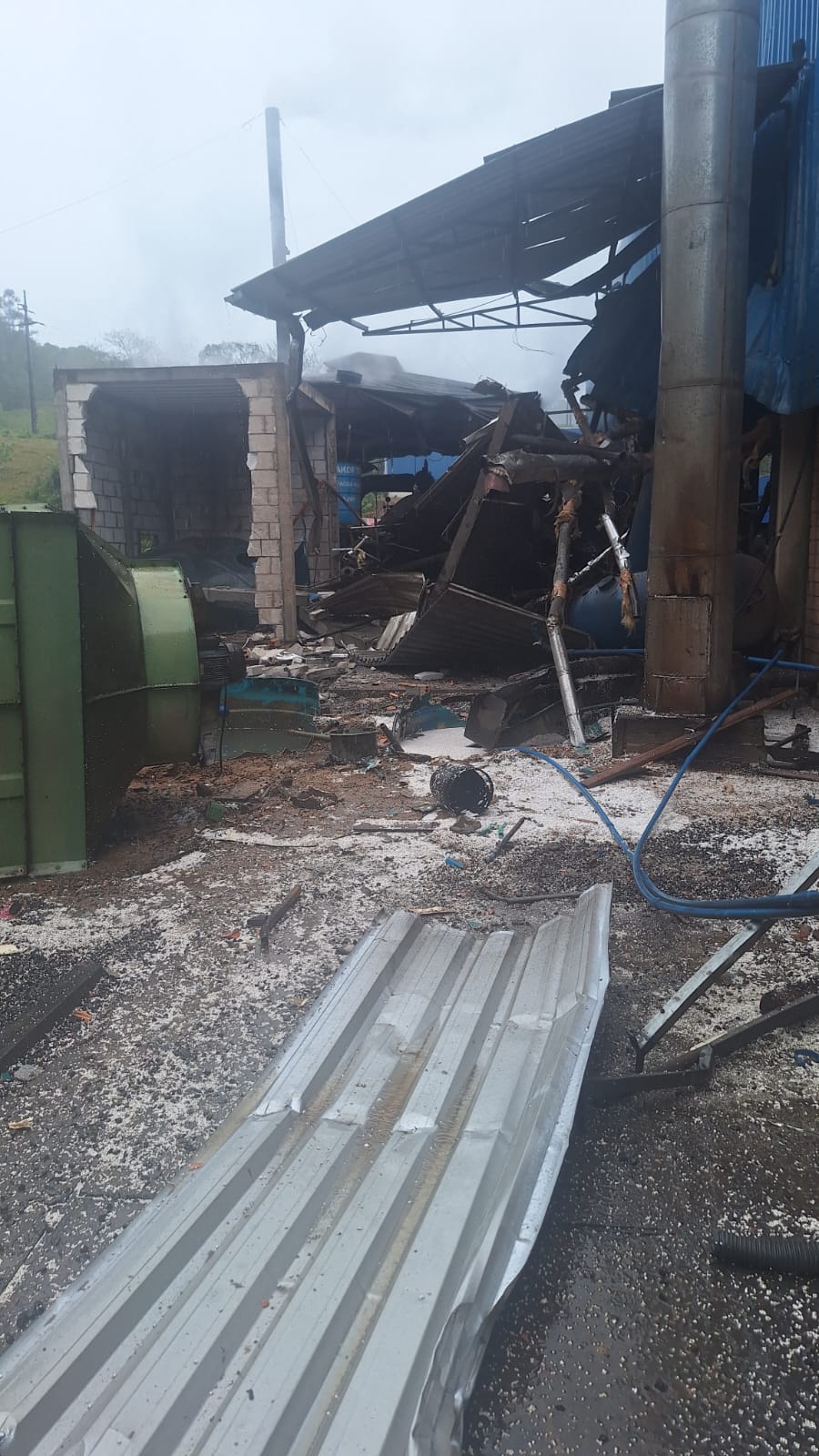 Explosão de caldeira deixa trabalhadores feridos em empresa de SC ...