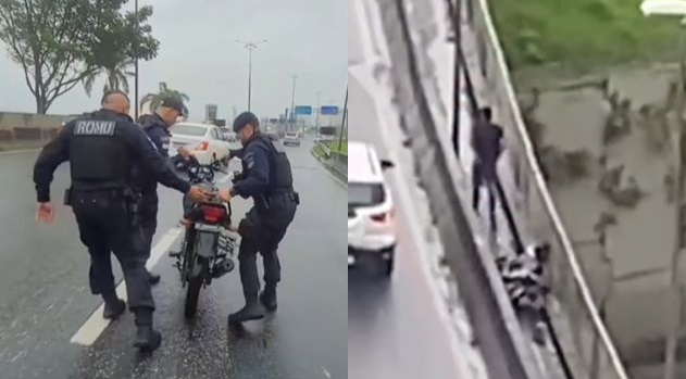 GMF flagra moto largada no túnel e age na hora em Florianópolis ...