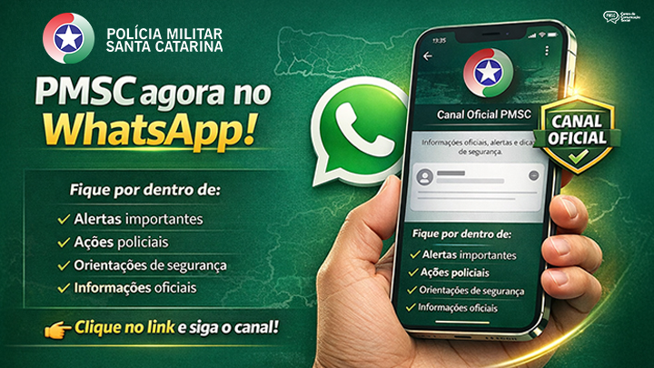 PMSC entra no WhatsApp e lança canal oficial de informações - Guararema ...